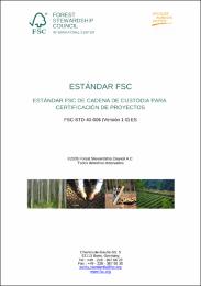 FSC Chain of Custody Standard for Project Certification