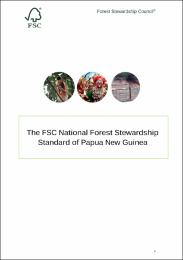 The FSC National Forest Stewardship Standard of Papua New Guinea
