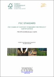 FSC Chain of Custody Standard for Project Certification